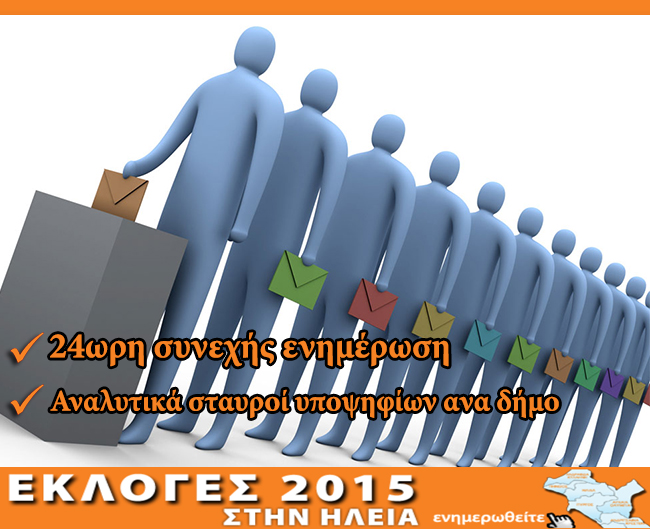 ΗΛΕΙΑ - Αναλυτικά οι ΣΤΑΥΡΟΙ όλων των υποψηφίων βουλευτών (396/396 ...