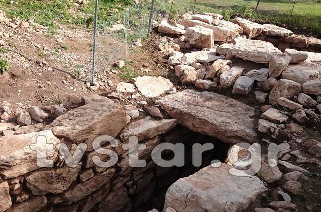 Μοναδικές φωτογραφίες από τα ευρήματα στο μυκηναϊκό τάφο - Ηλεία Οικονομία